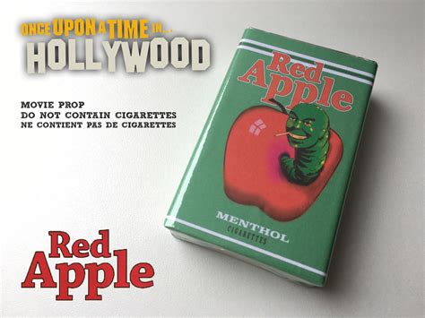 Red Apple Menthol Cigarettes Once Upon A Time In Hollywood Movie