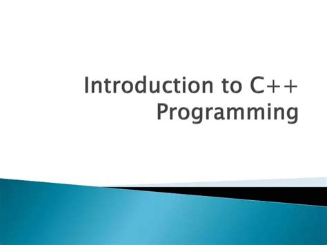 PPT Introduction To C Programming PowerPoint Presentation Free Download ID