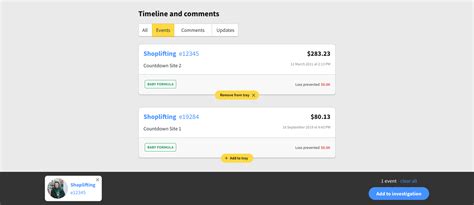 Whats New Investigate Add Multiple Events To An Investigation For A