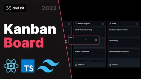 Build A Drag And Drop Kanban Board React Typescript Tailwind Dnd Kit Rreactjs