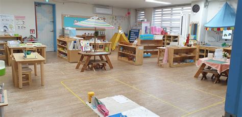 7세반 교실 새알곡유치원and이와스어학원