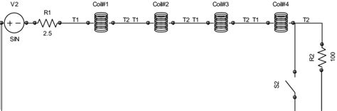 Circuit Diagram Of The Transient Fem Model Download Scientific Diagram