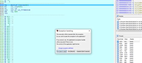 исключения Приложение крашется под отладчиком Microsoft C Exception De E06d7363