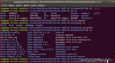 Linux第60步“buildroot”构建根文件系统第2步配置“buildroot下的busybox”并测试“buildroot”生成的