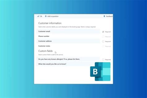 How To Add Custom Fields In Microsoft Bookings