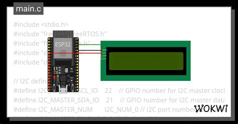 I C LCD Wokwi ESP STM Arduino Simulator