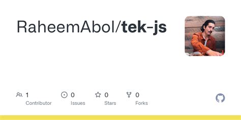 GitHub RaheemAbol Tek Js