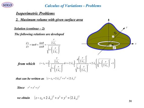 Calculus Of Variation Problems Ppt