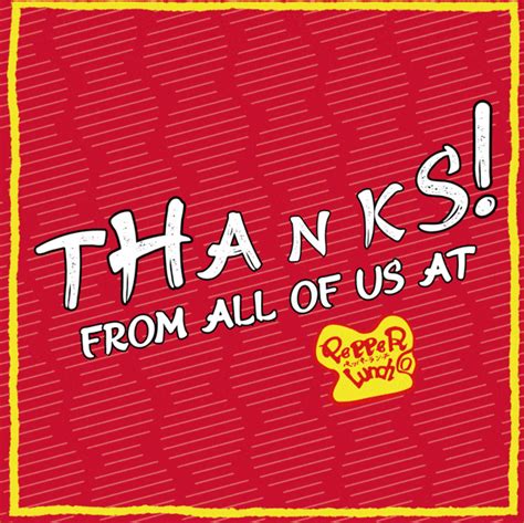 Thank You Very Much  By Pepper Lunch Brand Find And Share On Giphy