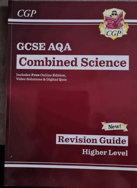 Gcse Aqa Combined Science Higher Level Revision Guide £200 Picclick Uk