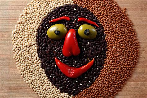 후추를 곁들인 콩 얼굴 검은콩 고추 곡식 배경 일러스트 및 사진 무료 다운로드 Pngtree