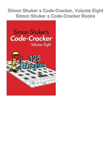 Ppt Full Download️⚡ Pdf Simon Shuker S Code Cracker Volume Eight Simon Shuker S Co