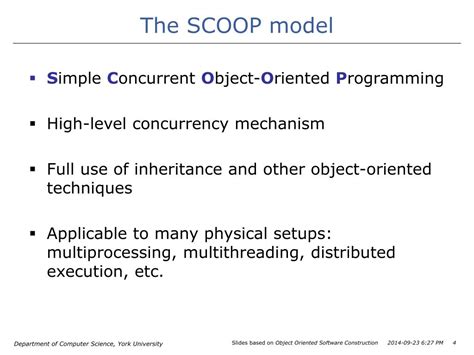 ppt scoop eiffel concurrency powerpoint presentation free download