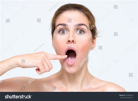 Beauty Girl Face Mimic Stock Photo Shutterstock