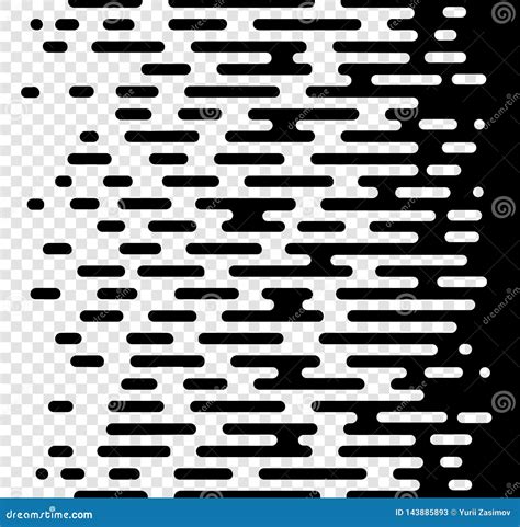 Vector Halftone Transition Abstract Wallpaper Pattern Seamless Black And White Irregular