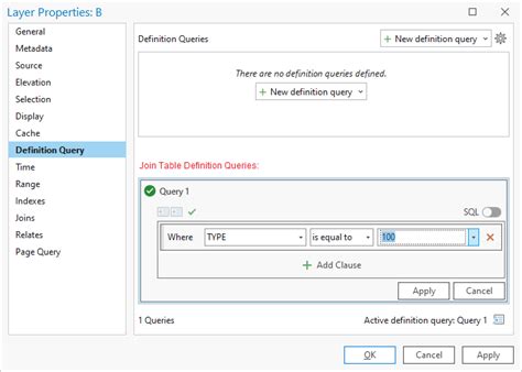 add join — create independent definition query on esri community