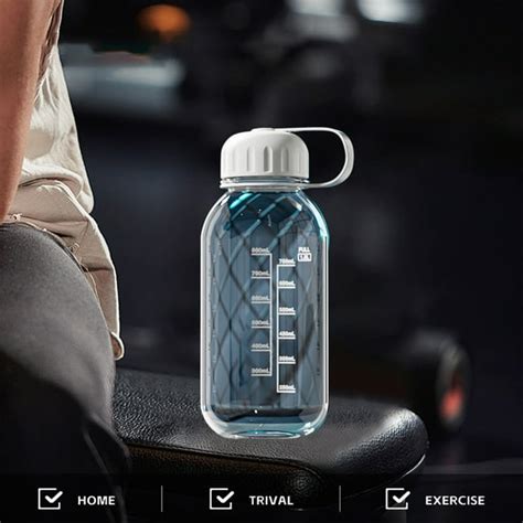 Botella De Agua Deportiva A Prueba De Fugas Con Asa Ideal Para