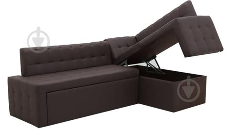 ᐉ Куточок кухонний Кедр КАРАТ розкладний Г коричневий • Краща ціна в Києві Україні • Купити в