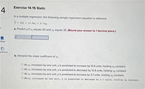 Solved In A Multiple Regression The Following Sample Chegg