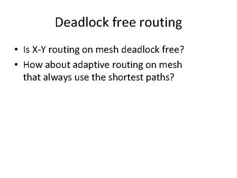 Switching Routing And Flow Control In Interconnection Networks