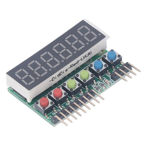 tm1637 6 digit digital tube display module for dc 3 3v5v digit iic