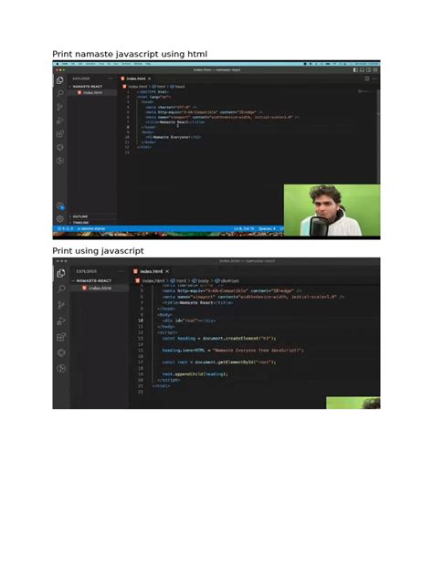 print namaste javascript using html pdf