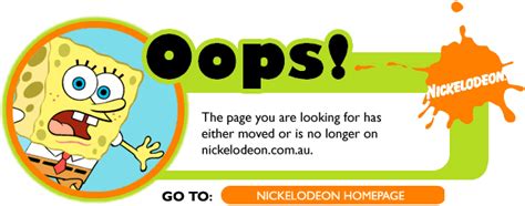 Nickelodeon Australia Error Message By Happaxgamma On Deviantart
