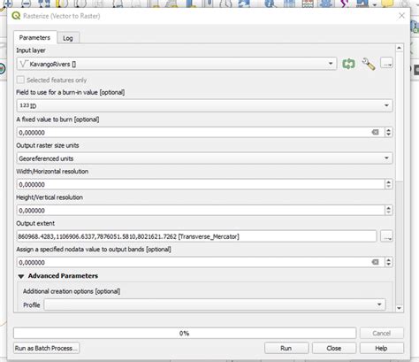 rasterize in qgis 3 16 r qgis
