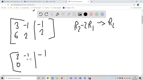 Solved Solve The System Of Linear Equations Using Gaussian Elimination