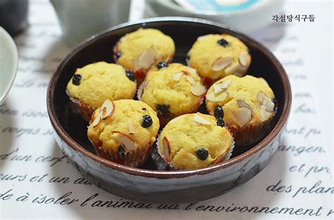 블루베리 아몬드 머핀