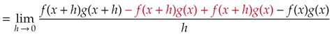 The Product Rule DerivativeIt