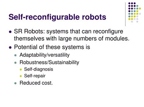 Ppt Self Reconfigurable Robots Powerpoint Presentation Free Download Id 5493649