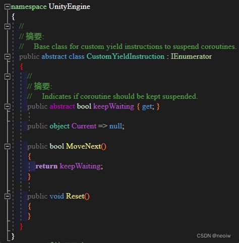 Unity协程底层机制 嵌套协程原理 WaitForSeconds等YeildInstruction原理 unity 协程嵌套 CSDN博客