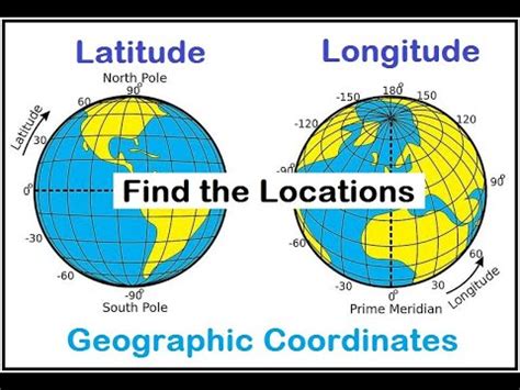 Geographic Coordinate System Latitude And Longitude YouTube