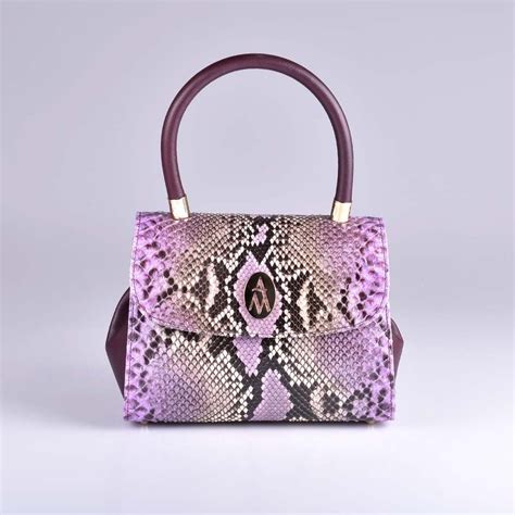 Python Skin Bag Evening Bag Python Handbag Snakeskin Etsy