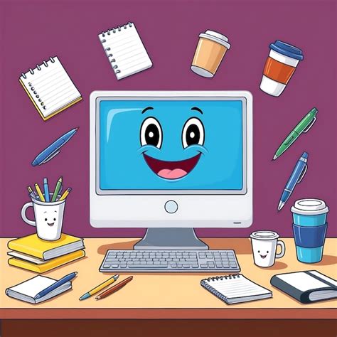 Cartoon Computer Illustration Pack Images Free Download On Freepik
