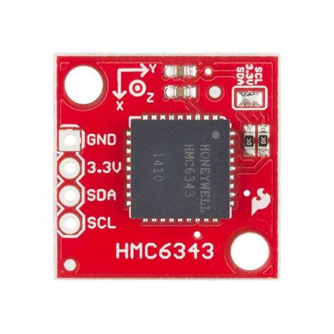 hmc6343 breakout sparkfun sen 12916 3 axis mr sensors