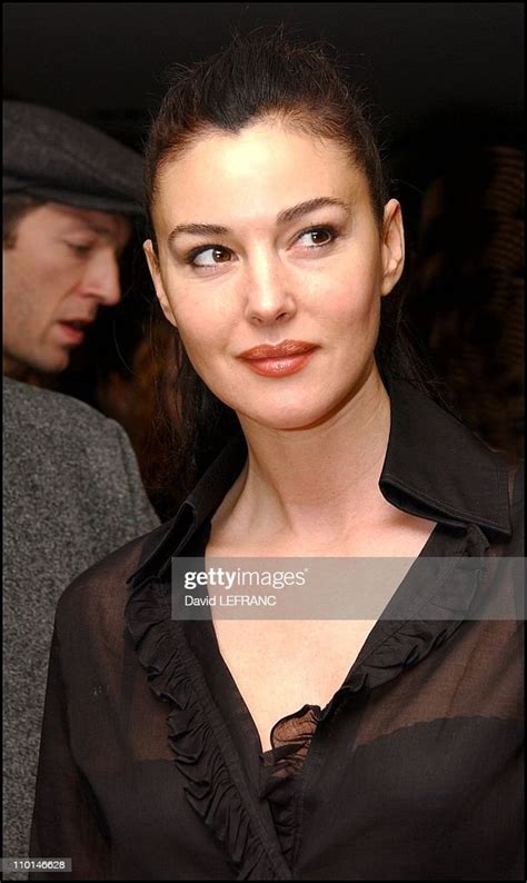 Monica Bellucci At The Cast Of The Movie Brotherhood Of The Wolf At News Photo Getty Images