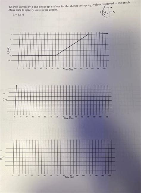 Solved Plot Current V And Power P Values For The Chegg