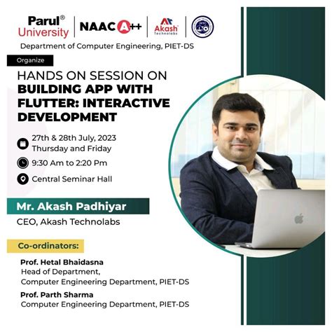 Siddharth Patel On Linkedin Paruluniversity Pietds