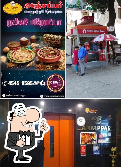 Anjappar Chettinad Restaurant R K Salai Chennai Restaurant Menu