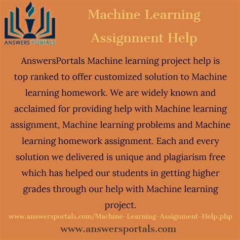Machine Learning Homework Assignment Help By Answers Portals Medium