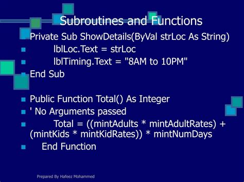 Ppt Subroutines And Functions Powerpoint Presentation Free Download