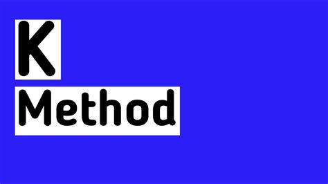 What Is K Method In Math At Paul Hines Blog