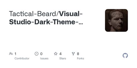 GitHub Tactical Beard Visual Studio Dark Theme Syntax Highlighting For MonoDevelop