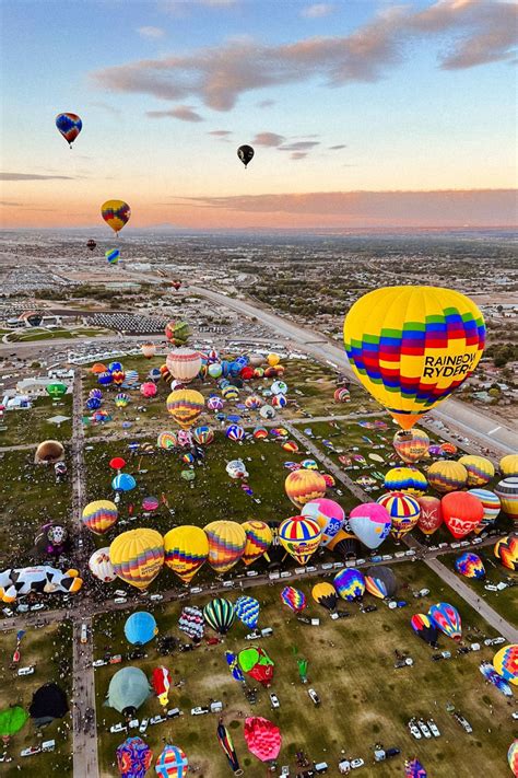 Albuquerques Spectacular Hot Air Balloon Festival 2027 New Mexicos
