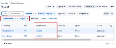 Searching For Issues Based On Jira Component Test Management