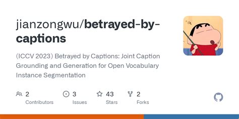 GitHub Jianzongwu Betrayed By Captions Betrayed By Captions Joint