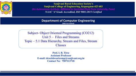 51 Data Hierarchy Stream And Files Stream Classespptx