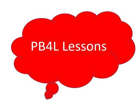 Pb4l Lessons